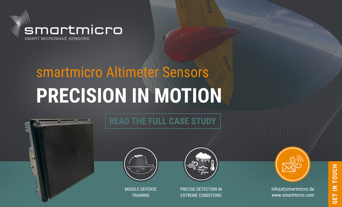 Precision in Motion – smartmicro Altimeter Sensors Support Naval Drone Training