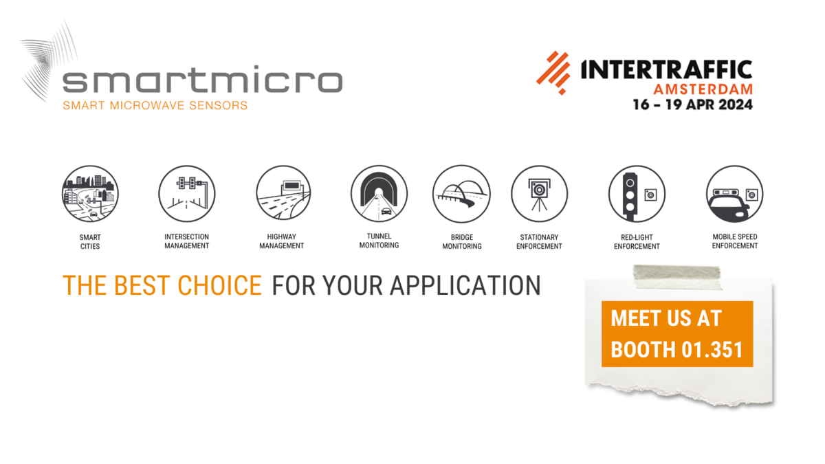 Meet smartmicro at Intertraffic Amsterdam 2024
