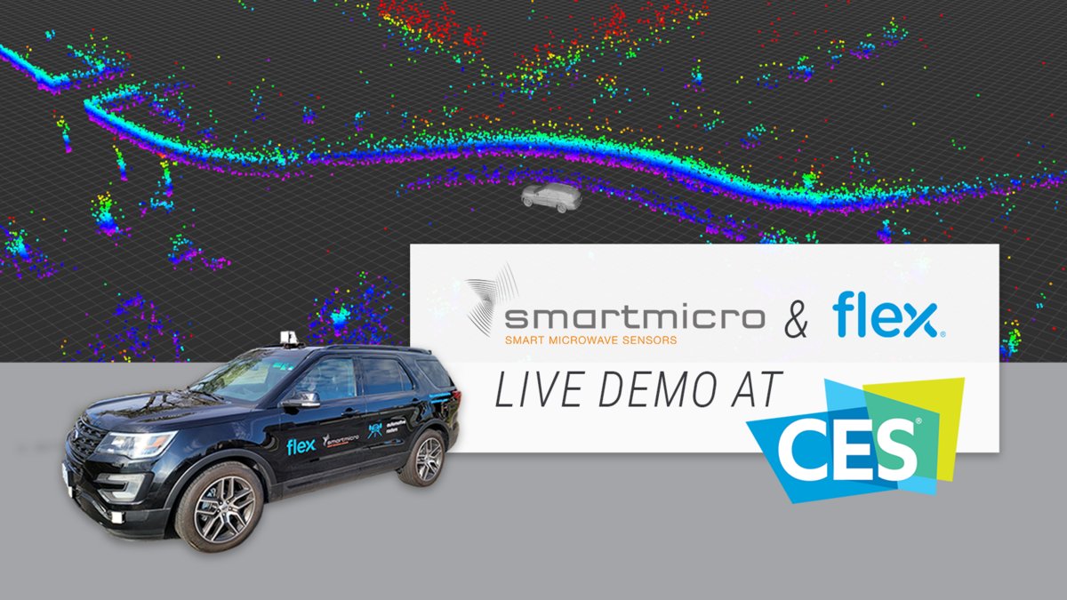 DRVEGRD Live Demo: smartmicro and Flex Gear Up for CES 2024