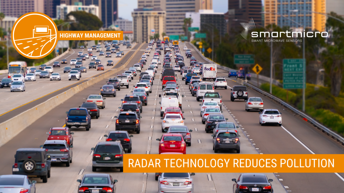 Are there green benefits of traffic sensors being installed on the highway?